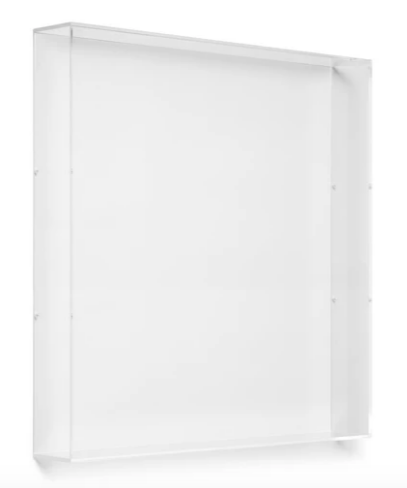 Acrylic Shadow Box for Art (20 x 20 x 3) – TheClearHome