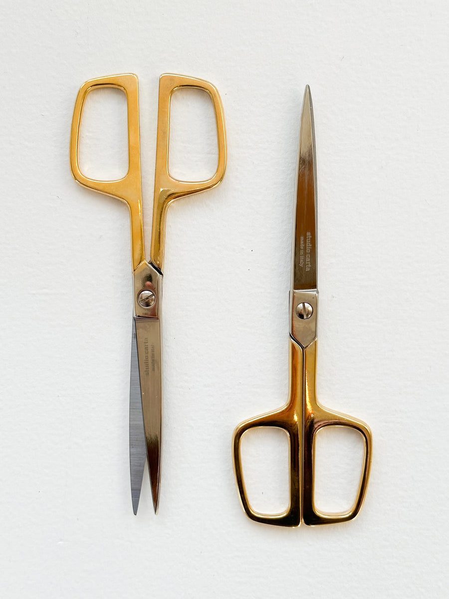 Office Scissors - Gold Handle – TheClearHome